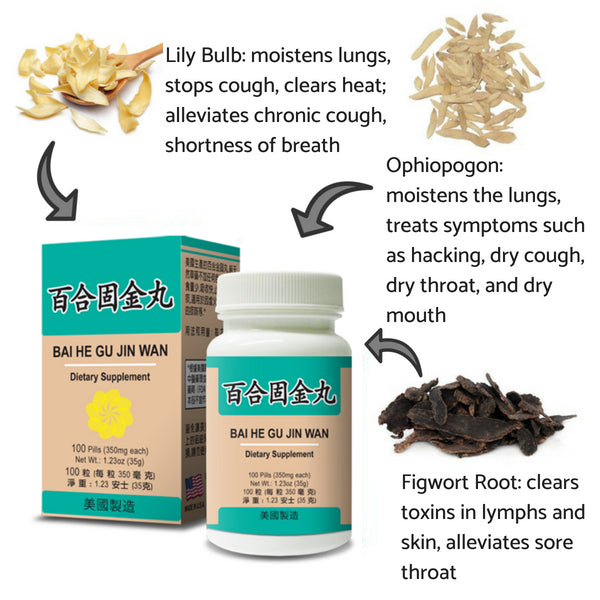 Lily Bulb Formula - Bai He Gu Jin Wan – GinkgoHome
