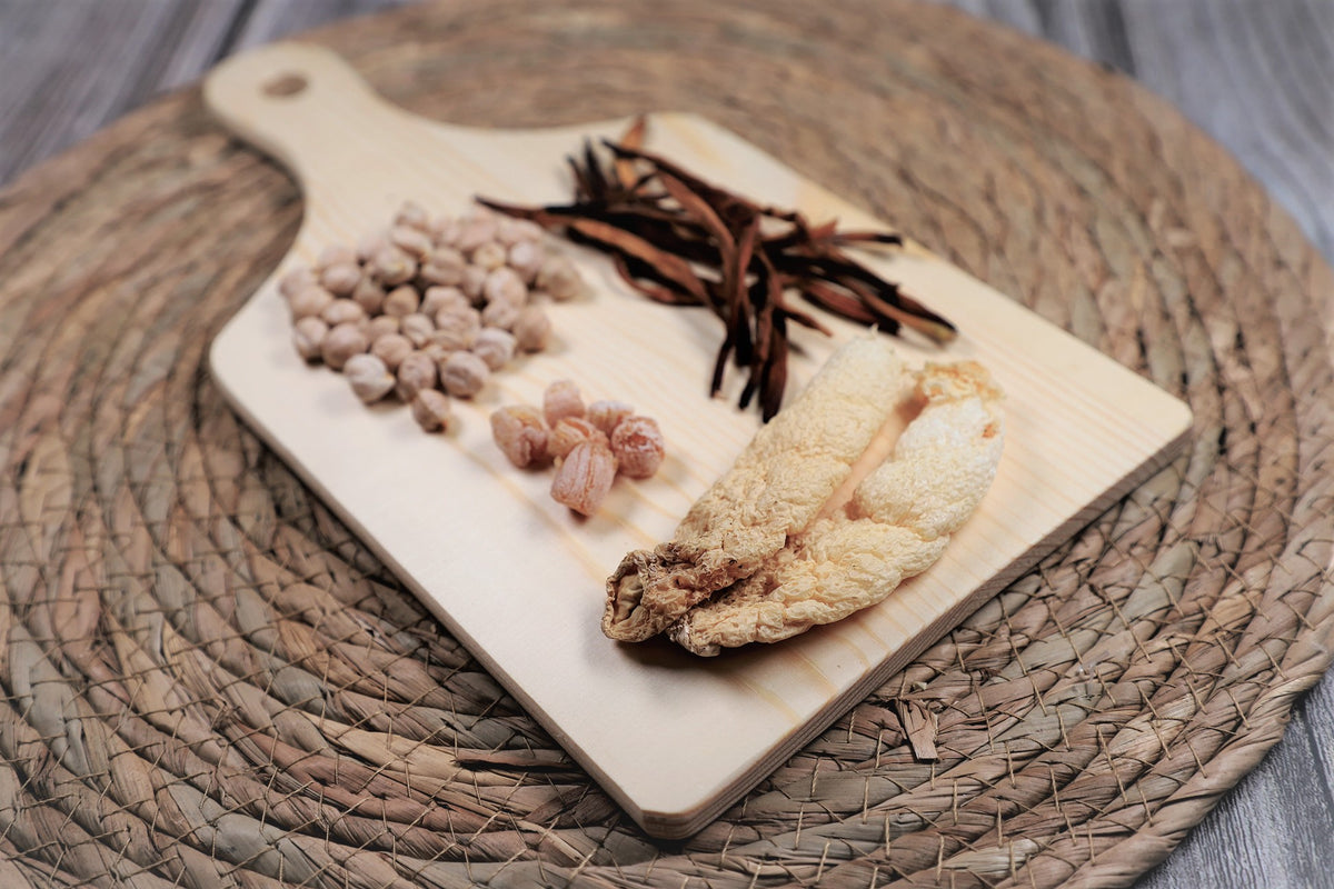 Bamboo Pith & Scallop Soup Mix 竹蓀干貝湯料包 – GinkgoHome